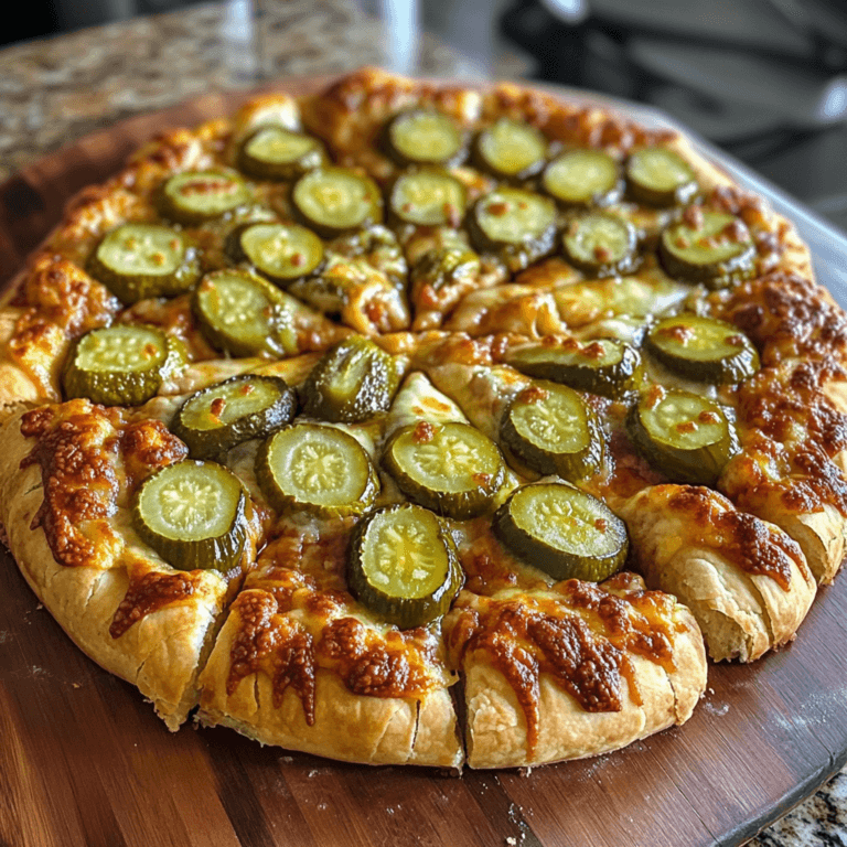 Pickle Pie Pizza Recipe: A Tangy Delight!