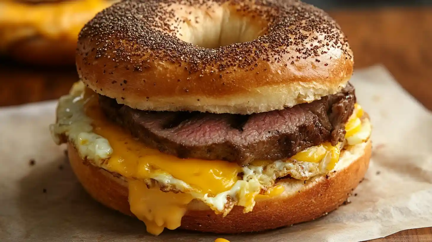 The Best Steak Egg and Cheese Bagel for Breakfast Lovers